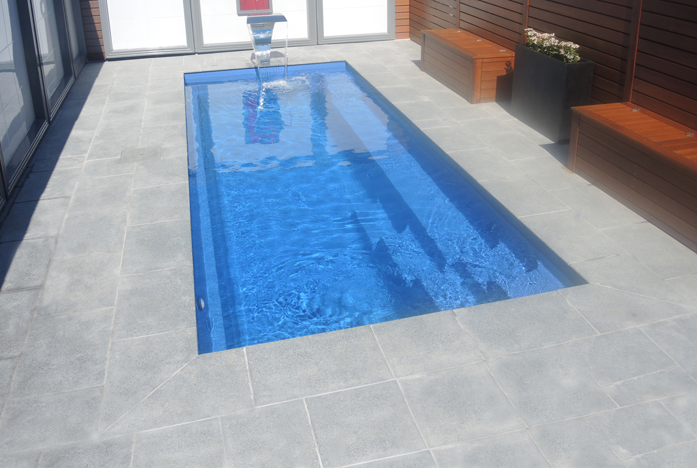 The Esprit™ - Leisure Pools Fiberglass inground swimming pools and spas