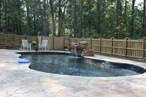 The Riviera™ - Leisure Pools Fiberglass inground swimming pools and spas