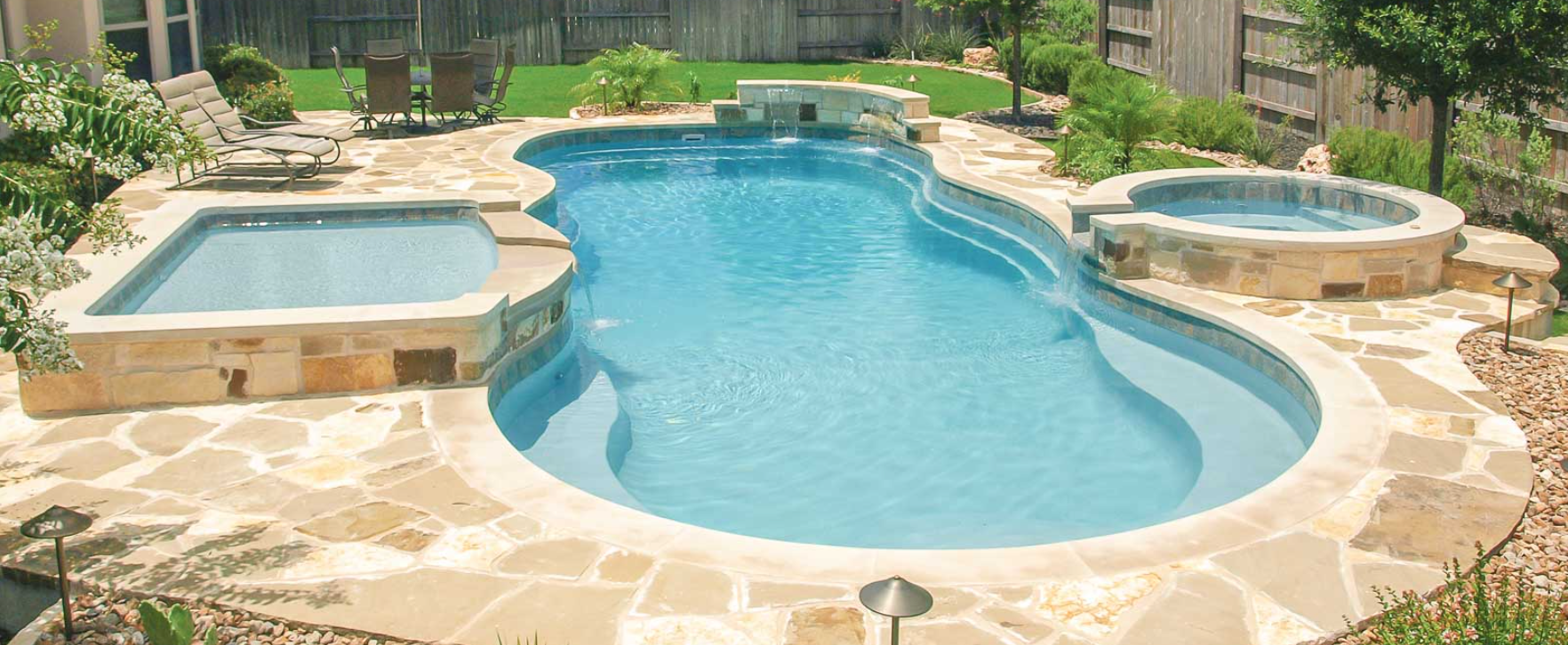 The Caribbean™ - Leisure Pools Fiberglass inground swimming pools and spas