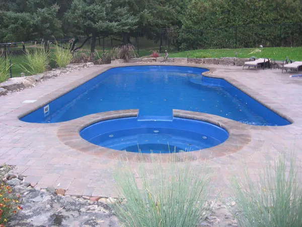 Random Pools/Landscape installation - Fiberglass inground swimming ...