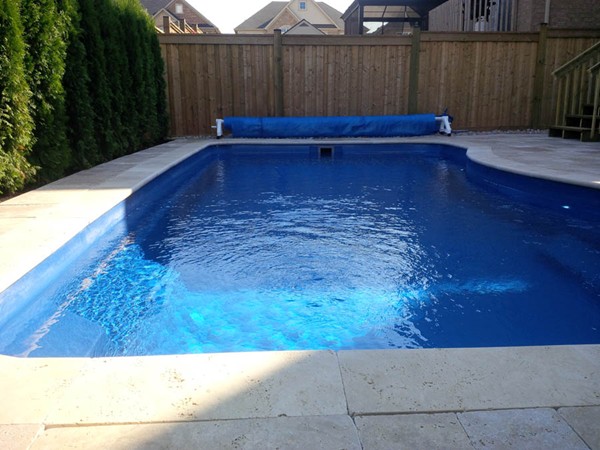 Milton Pool/Landscape installation - Fiberglass inground swimming pools ...