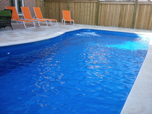 Milton Pool/Landscape installation - Fiberglass inground swimming pools ...