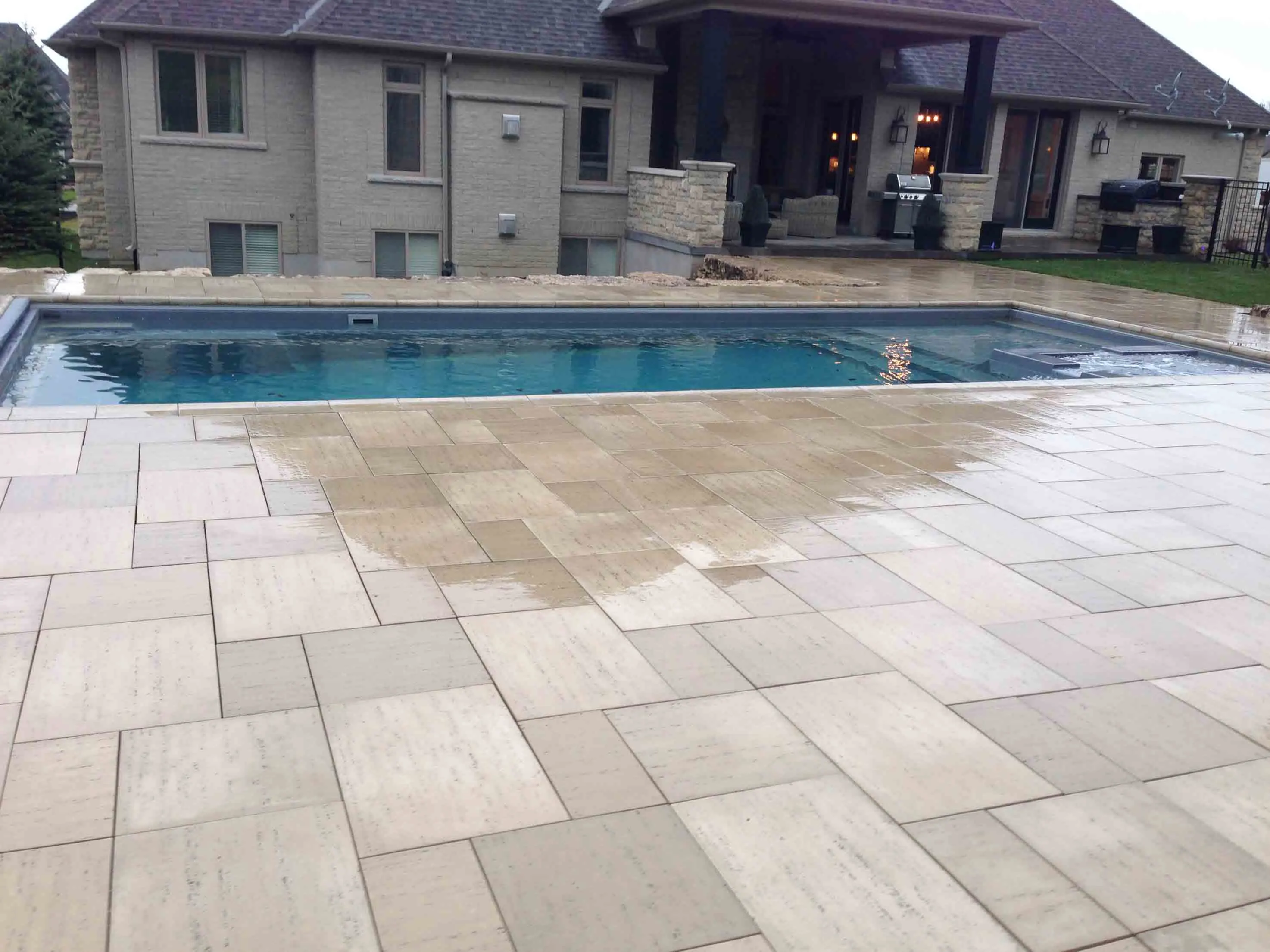 Guelph Pool/Landscape installation - Fiberglass inground swimming pools ...