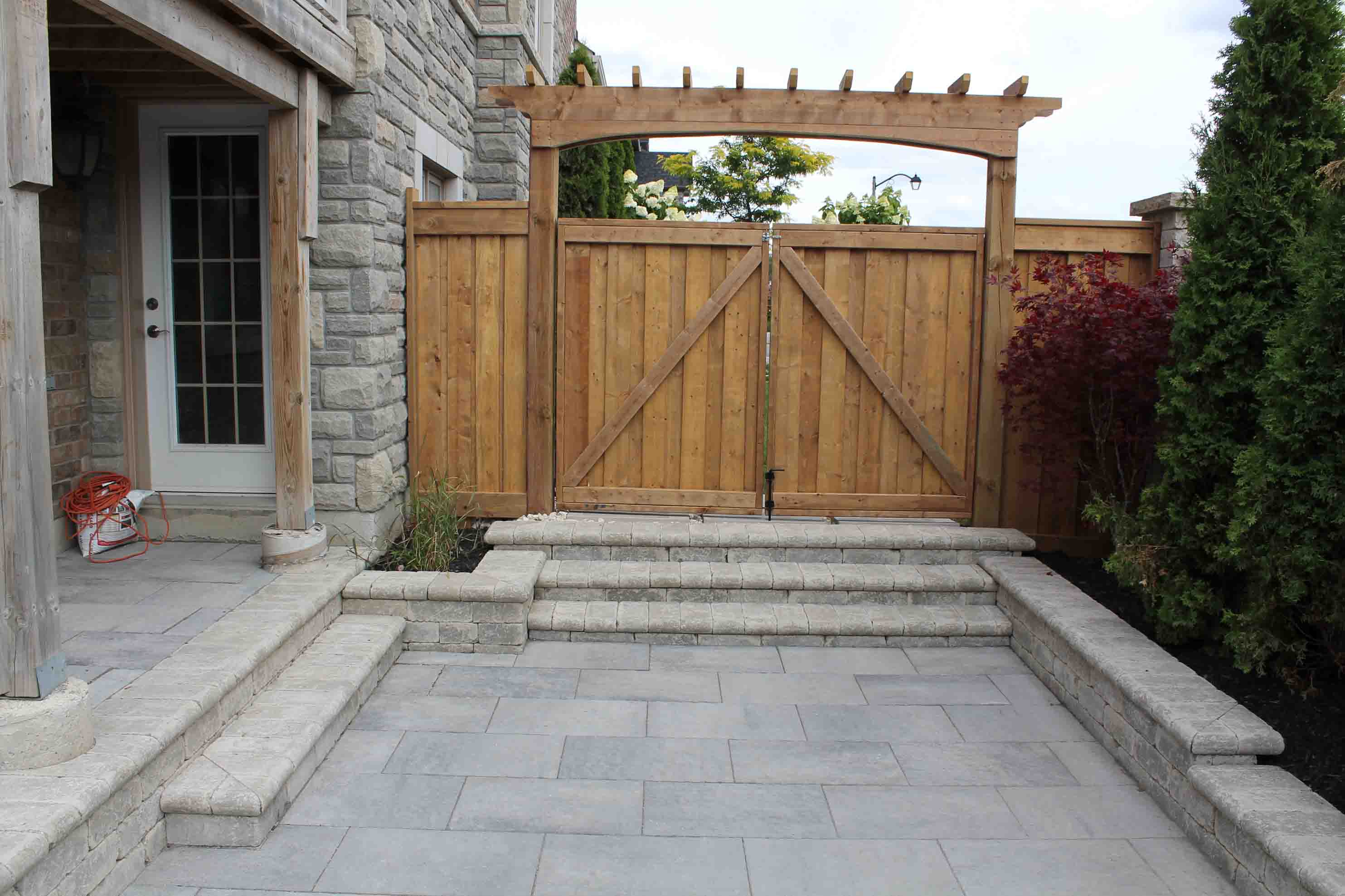 Whitby Pool/Landscape installation - Fiberglass inground swimming pools ...